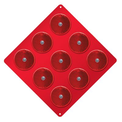 Aluminum Reflective Panels (Red) | Emedco