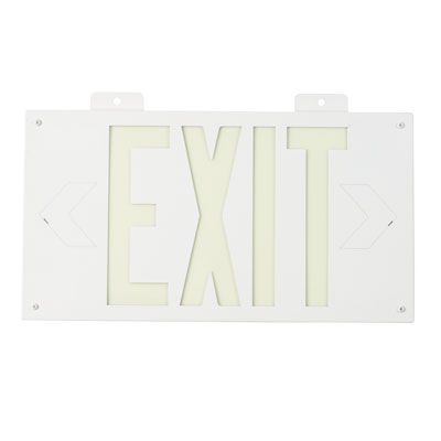 BradyGlo™ UL924 Steel-Framed Exit Sign 50' Wall Mount | Seton