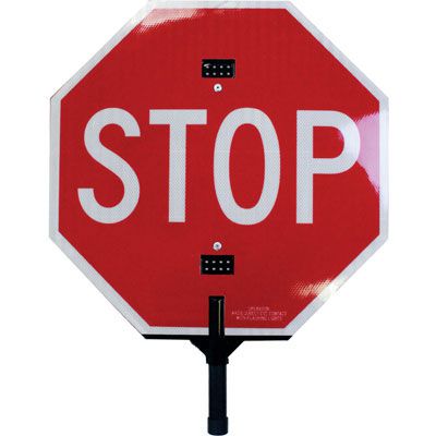 Visual Alert™ Handheld LED Stop Signs | Seton Canada | Seton.ca