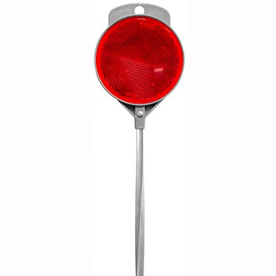 Red Reflective Driveway Marker | Break-Resistant Plexiglass | Seton