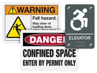 OSHA & ANSI Safety Signs | Workplace Compliance Signs | Emedco