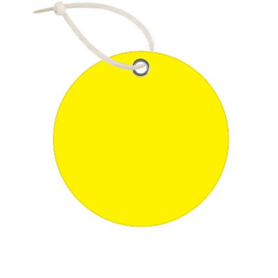 Customizable Plastic Valve Tags | Color-Coded Valve Identification | Seton