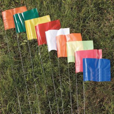 Blank Marking Flags - Steel Rod|Seton Canada | Seton.ca