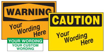 Custom Safety Signs, Labels & More | Seton