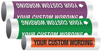 Custom Pipe Markers & Labels | Design Online | Seton