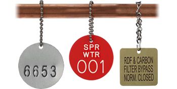 Valve Tags: Metal, Plastic & Vinyl | Fast & Easy ID | Seton