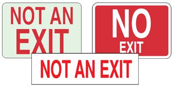 Exit Signs & Pathway Marking | OSHA Compliant Egress Signs | Emedco