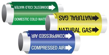 Pipe Markers & Pipe Labels | Emedco
