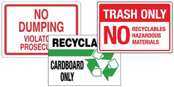 Facility Safety Signs | Indoor & Outdoor Facility Signage | Seton