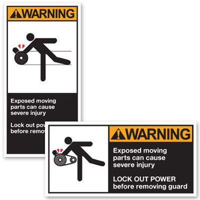 OSHA/ANSI Conveyor Safety Labels 1591C | Seton