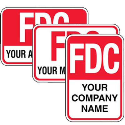 Fire Department Connection (FDC) Signs | Seton