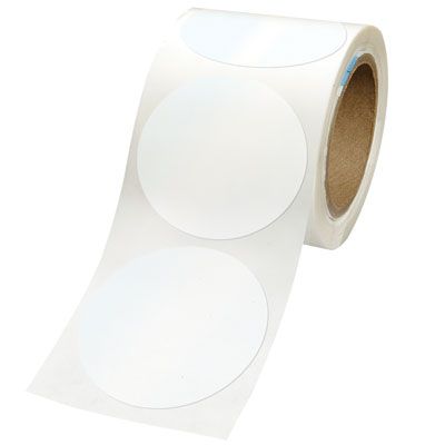 blank sticker roll
