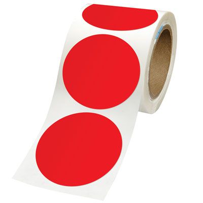 blank sticker roll