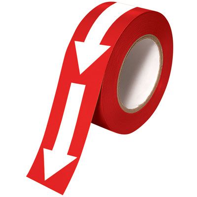 Arrow Vinyl Warning Tape | Emedco