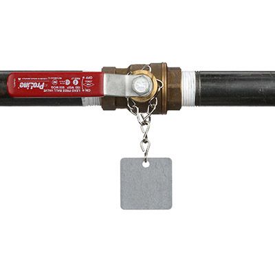 Blank Aluminum Valve Tags | Seton