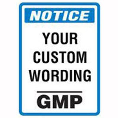 Semi-Custom Food Facility Signs | Emedco