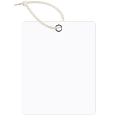 Customizable Plastic Valve Tags | Color-Coded Valve Identification | Seton