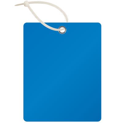 Customizable Plastic Valve Tags | Color-Coded Valve Identification | Seton